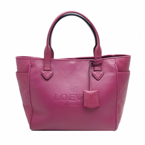 Loewe | Bags | Loewe Pink Small Tote Bag Calf Heritage Tote | Poshmark